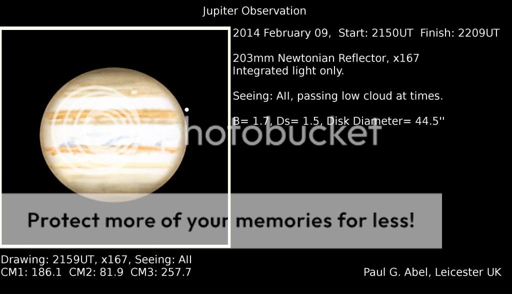 Another SN2014J and Jupiter Observation - Sketching - Cloudy Nights